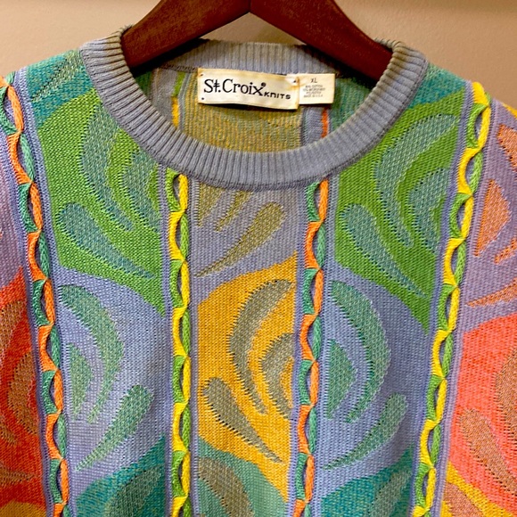 Sweaters | Green Blue St Croix Xl Sweater In Excellent Condition | Poshmark